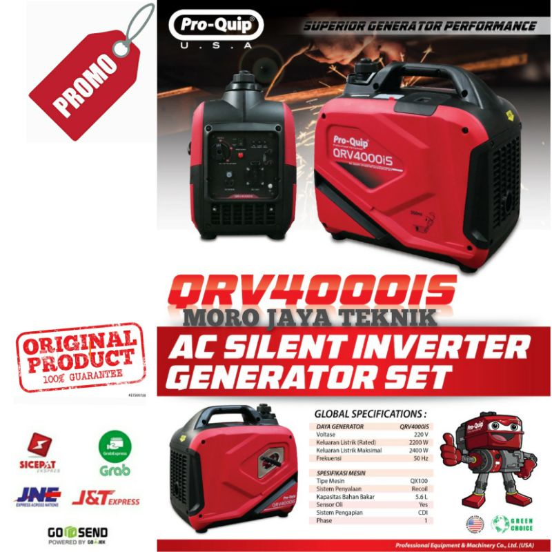 Jual Genset Super Silent 2200 watt Pro Quip QVR 4000is Mesin Generator ... Jual Genset Super Silent 2200 watt Pro Quip QVR 4000is Mesin Generator ...