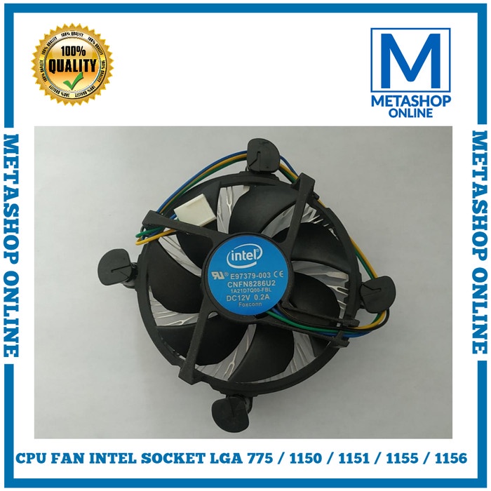 Jual Fan Processor INTEL SOCKET LGA 775 1150 1151 1155 1156 Kipas CPU ...