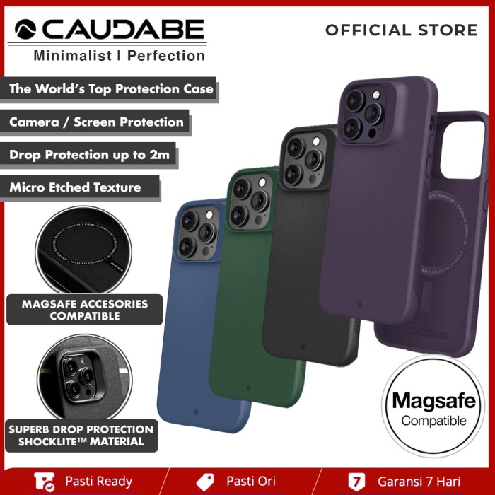 Jual Caudabe Synthesis Magsafe Case 14 Pro Max / Pro - 14 Pro Max ...