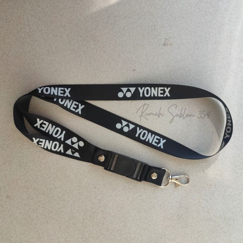 Jual lanyard YONEX gantungan kunci name tag id card kartu nama / pods ...