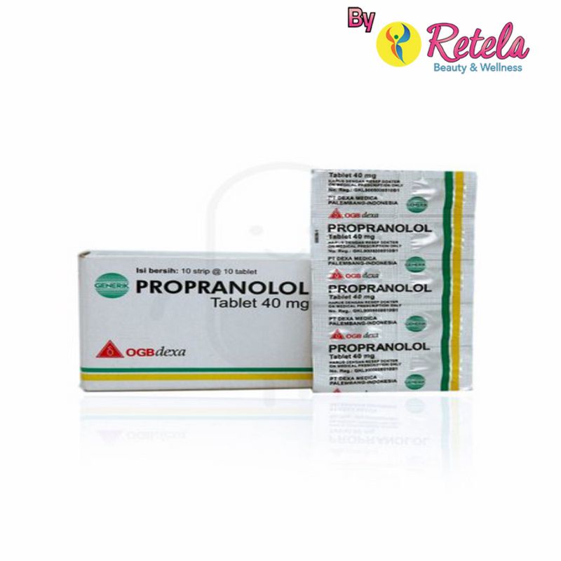 Jual PROPRANOLOL 40MG 1 STRIP 10 TABLET (Gen-Dexa) | Shopee Indonesia