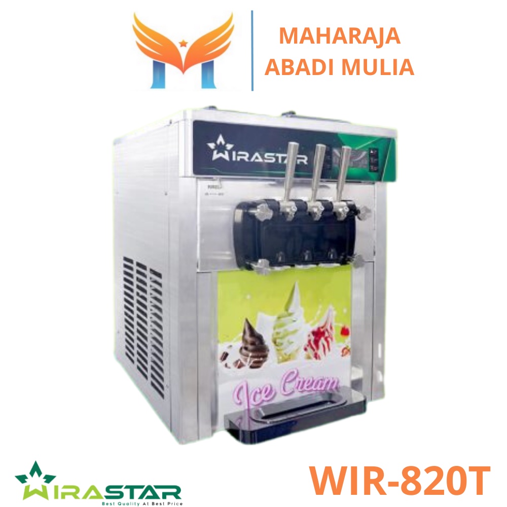 Jual Mesin Es Krim Soft 3 Tuas Wirastar WIR-820T Soft Ice Cream Machine ...