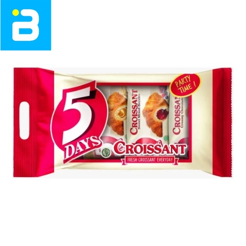 Jual 5 Days Croissant Family Pack 5x60G | Shopee Indonesia