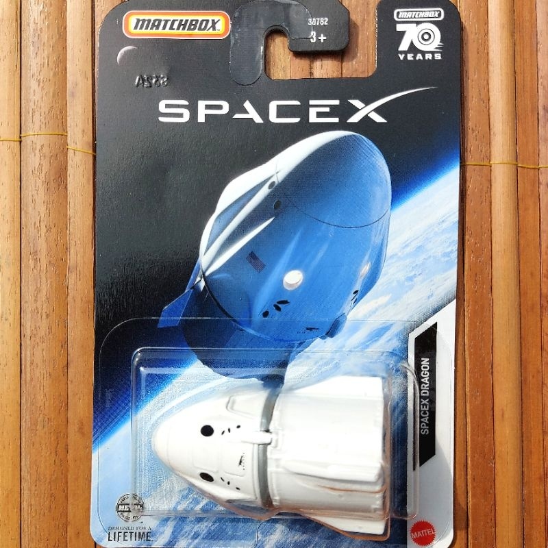 Jual MATCHBOX SPACE X TESLA SPACEX DRAGON 2023 PUTIH - KENDARAAN LUAR ...