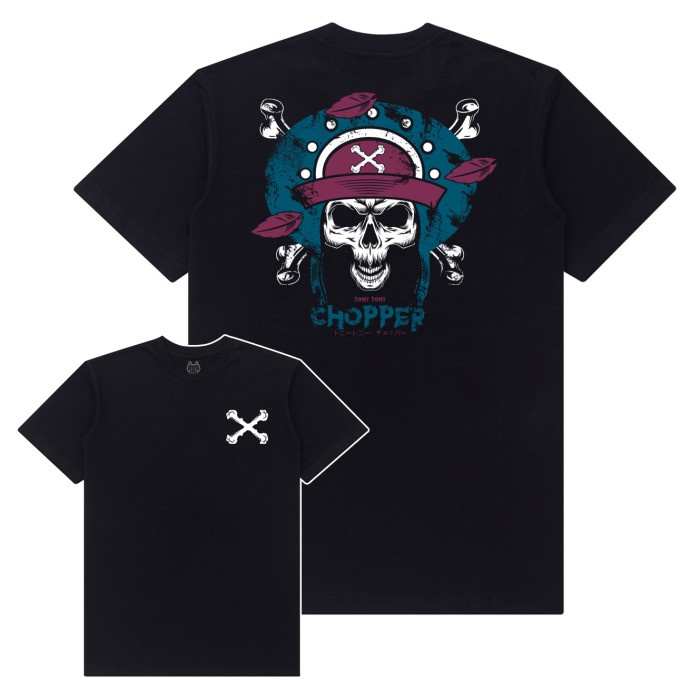 Jual MURAH- Kaos Anime One Piece Realistic Jolly Roger Chopper - M- 1.2 ...