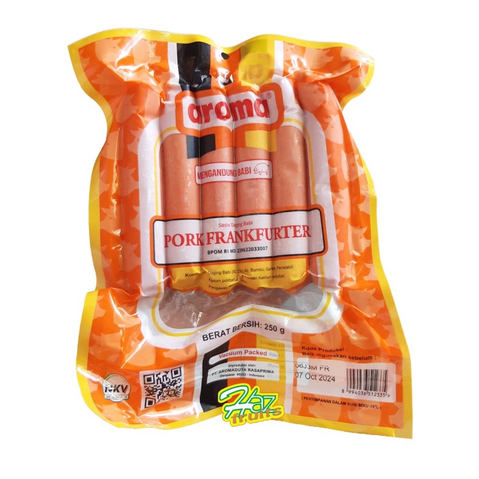 Jual Aroma Pork Frankfurter 250 Gr | Non Halal | Shopee Indonesia