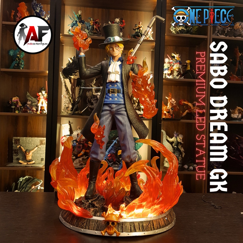Jual Statue One Piece Sabo GK Dream studio design with LED | Shopee ...