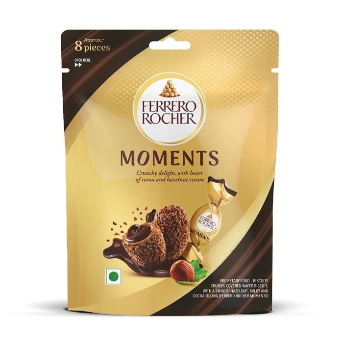 Jual Coklat FERRERO Rocher Moments Pouch isi 8pcs | Shopee Indonesia