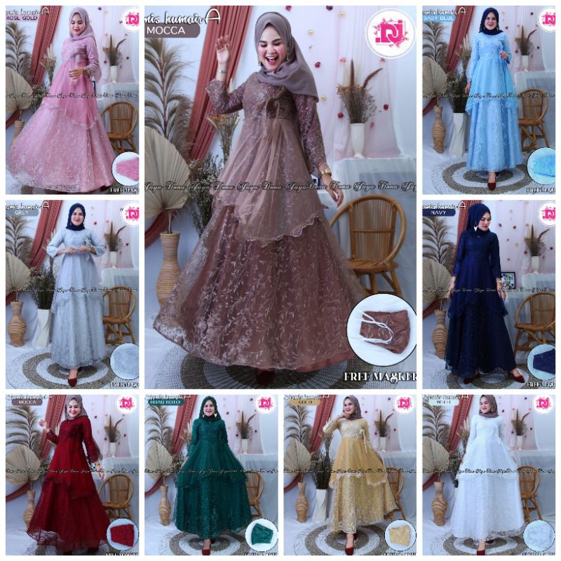 Jual Gamis Kebaya Brokat Tulle Princess/ Gamis Dress Modern/ Kebaya ...