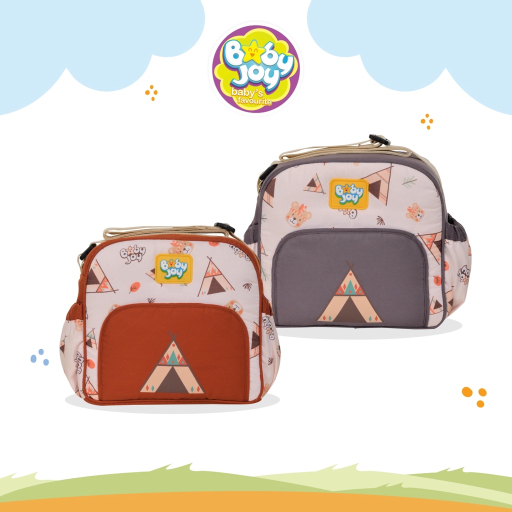 Jual Baby Joy Tas Perlengkapan Bayi Kecil Diapers Bag Mocha Bear Series ...
