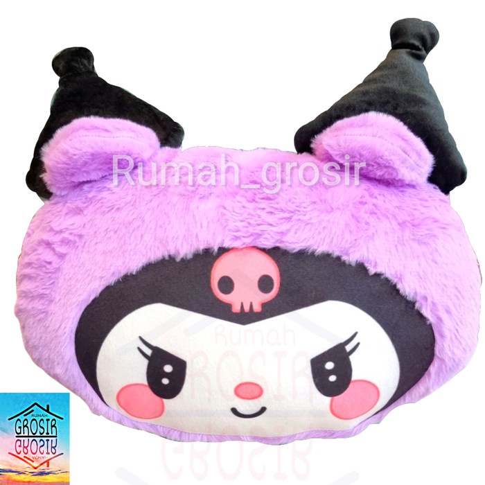 Jual Bantal atau Boneka Kuromi My Melody Hello Kitty Cinnamoroll Mewah Lucu - BANTAL KUROMI ...