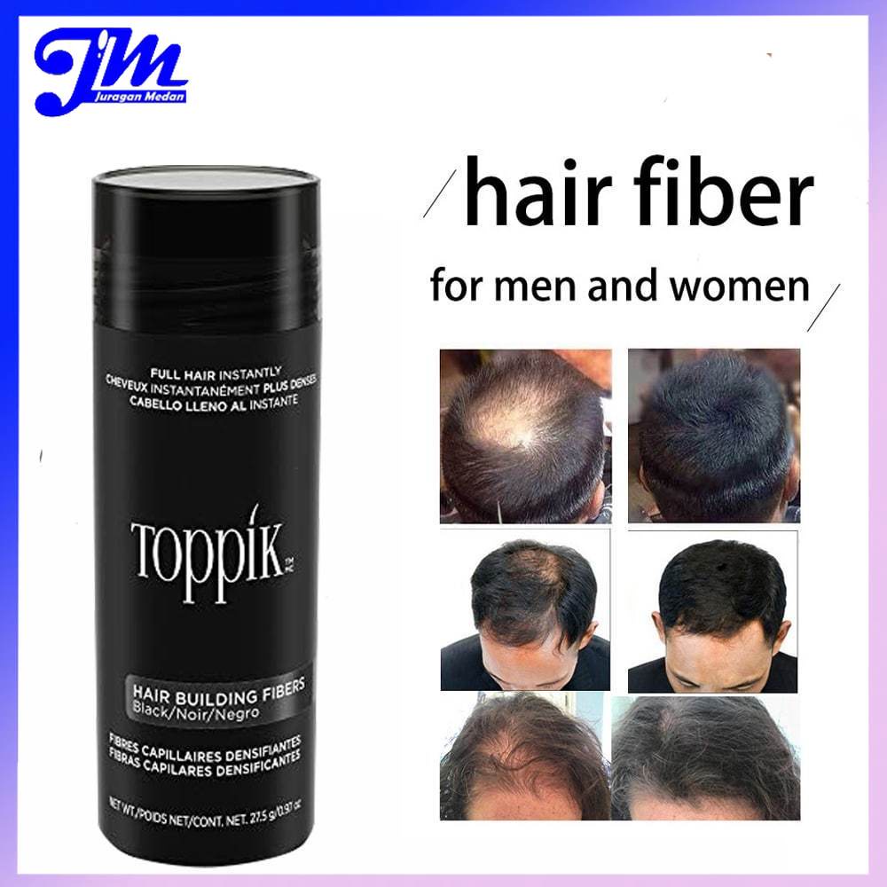 Jual Toppik Penebal Rambut Hair Fiber Penumbuh Rambut Pria Wanita ...