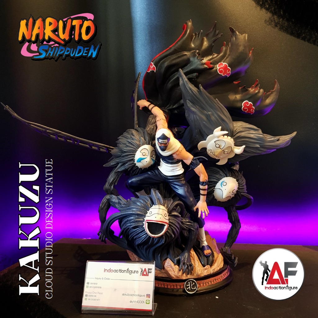 Jual Action Figure Statue Akatsuki Kakuzu Clouds Studio Design recast ...