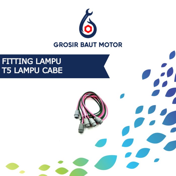 Jual Fitting T5 Fiting Socket Soket Lampu Bohlam Speedometer Motor ...