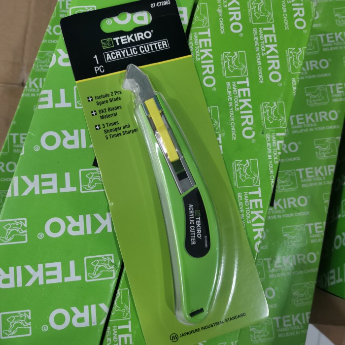 Jual Cutter akrilik TEKIRO pisau cuter acrylic cuter potong mika ...