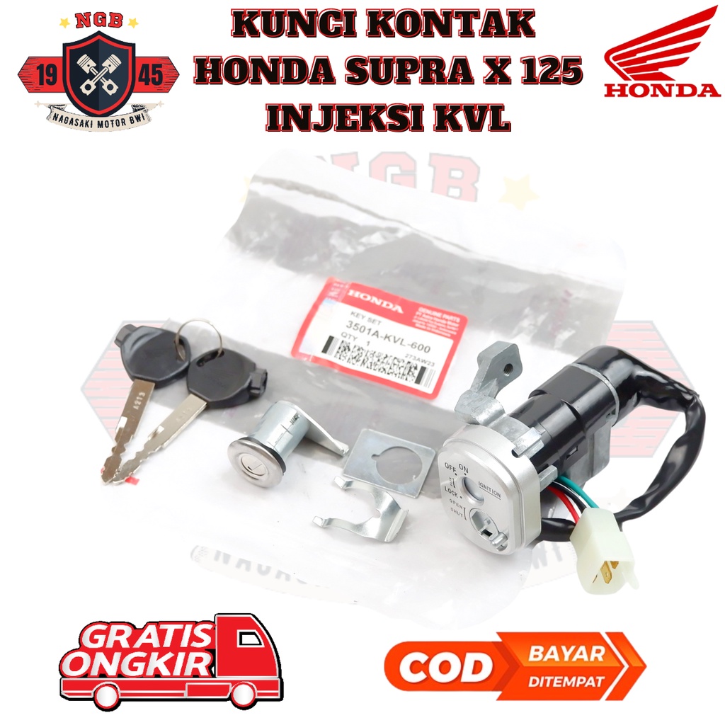 Jual Kunci Kontak Motor Honda Supra X 125 FI / Kunci Kontak KVL Honda ...