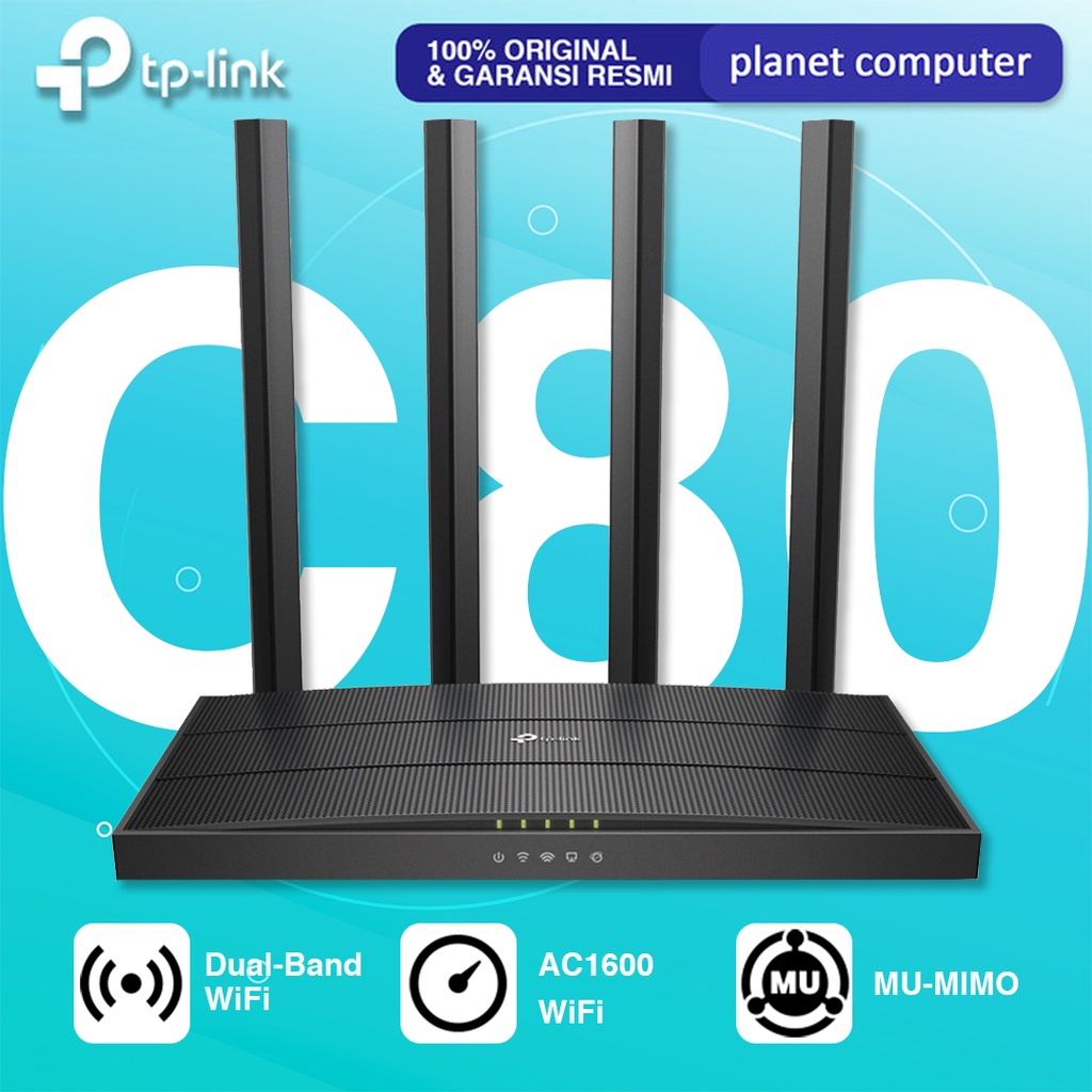Jual TP-Link Archer C80 AC1900 Wifi Router TpLink Archer C80 C 80 MU ...