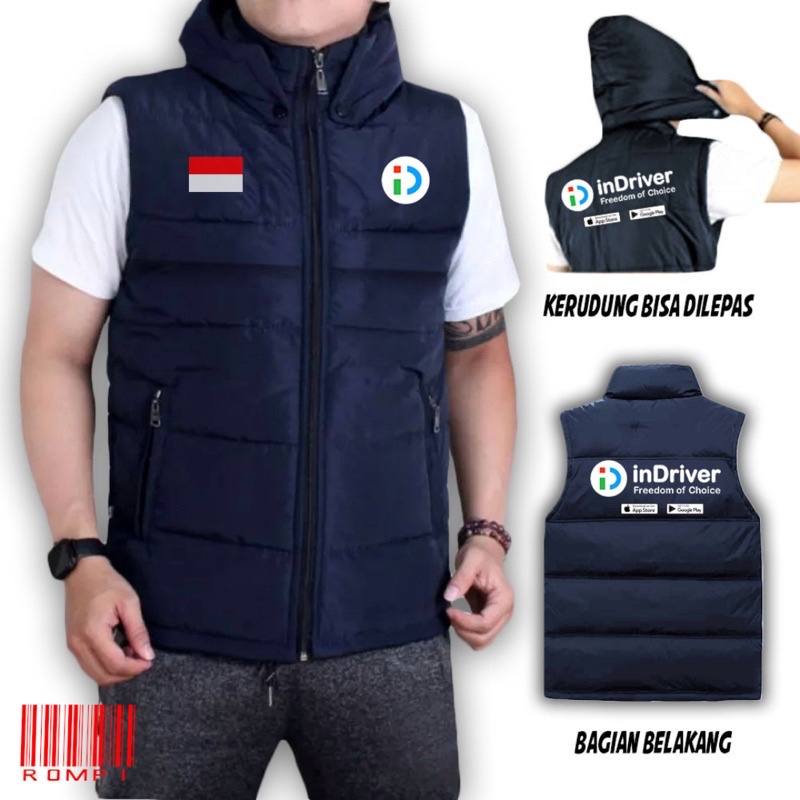 Jual ROMPI INDRIVER OJEK ONLINE INDONESIA TERBARU ROMPI HOODIE jaket ...