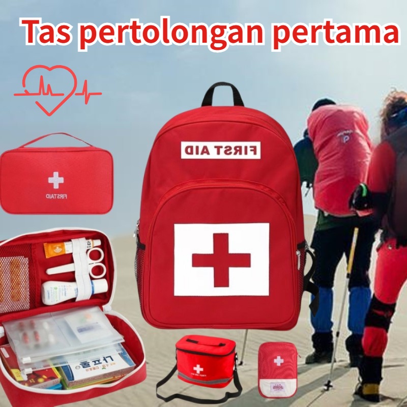 Jual Pouch Tas Obat P3K Praktis Untuk Traveling - Emergency kit bag ...