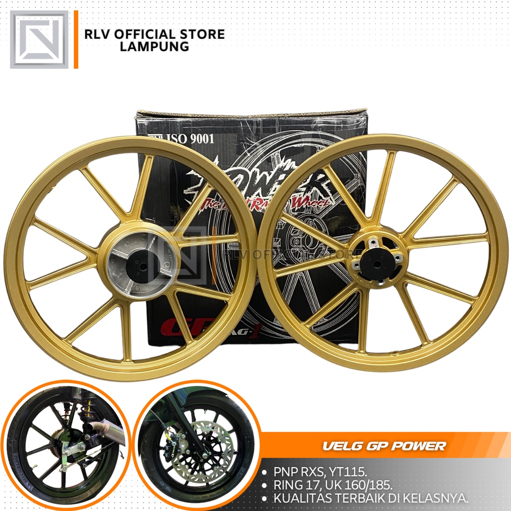 Jual Velg Power Model Daytona Chemco Ring 17 pnp rx king rxs yt115 ...