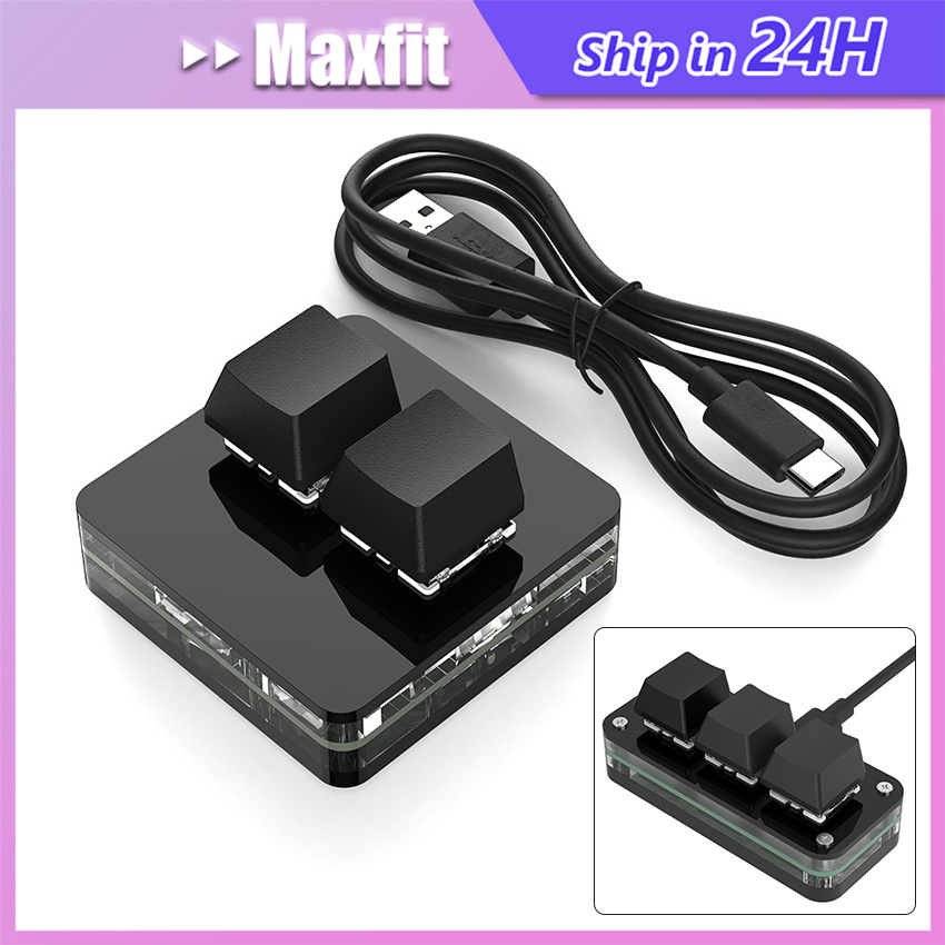 Jual Copy and Paste USB Mini 2/3 key Mechanical Keyboard MX Switch KB ...