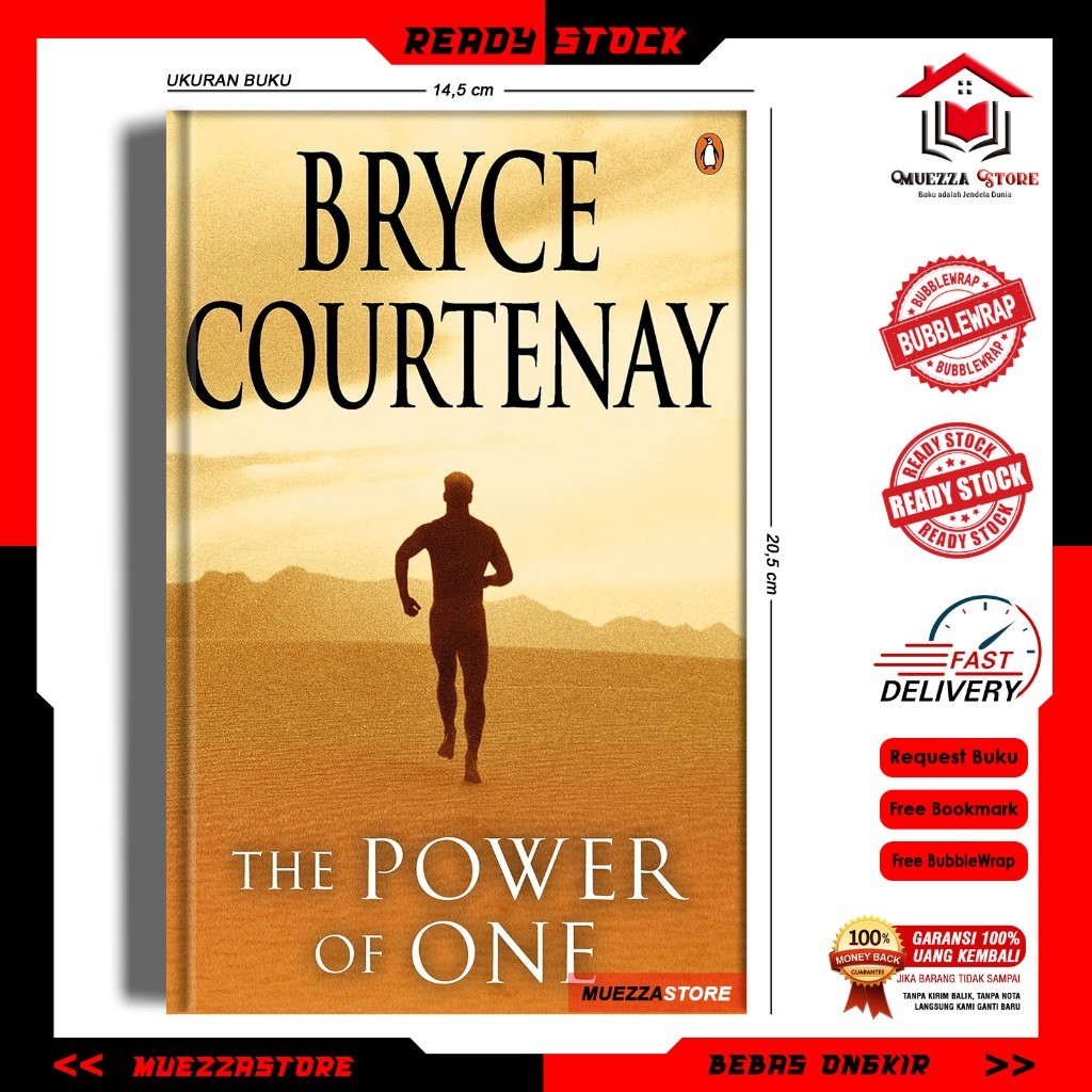 Jual The Power of One by Bryce Courtenay (English/Indonesia) | Shopee ...