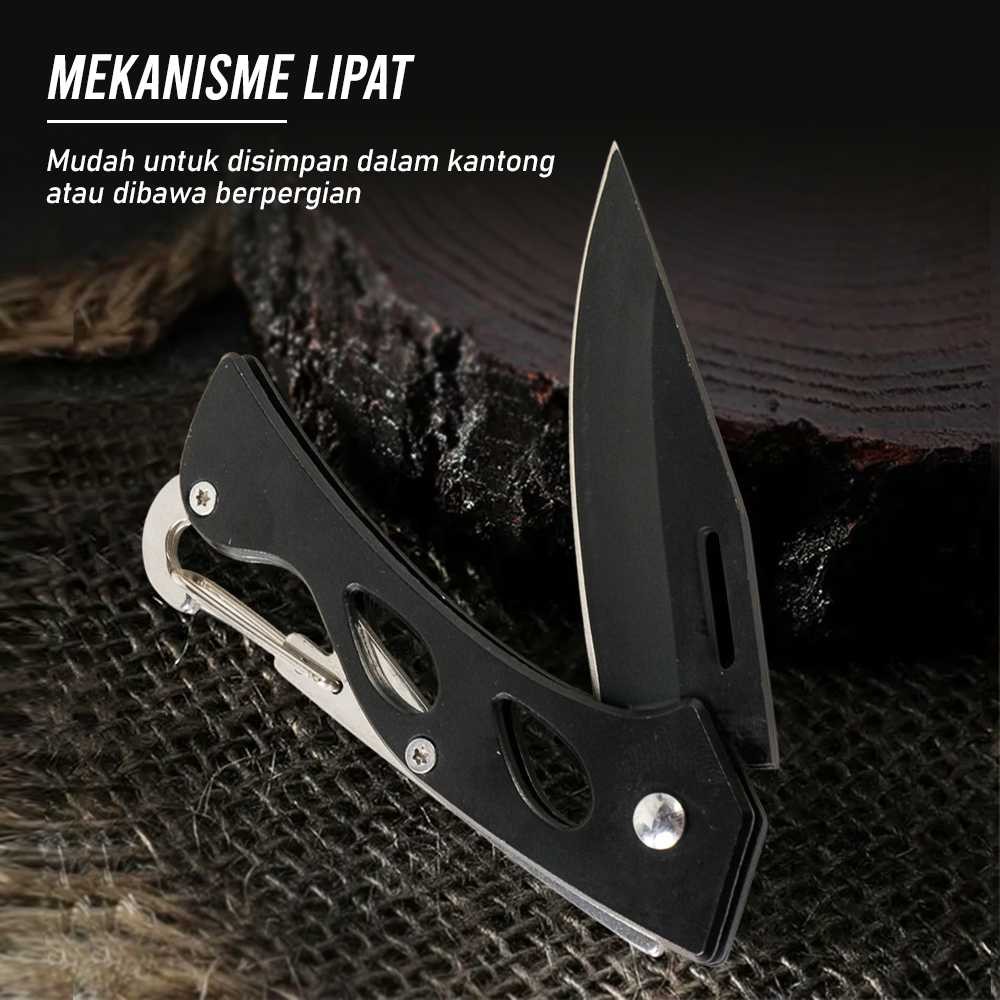 Jual Pisau Lipat Outdoor Pocket Knife Survival Tool - W24 KNIFEZER ...