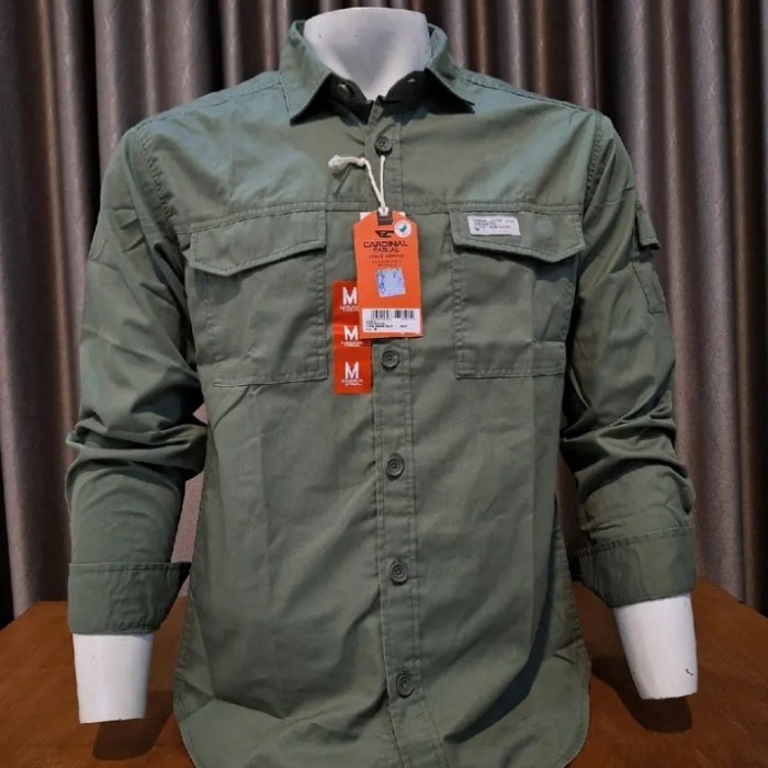 Jual CARDINAL ORIGINAL JAKET KEMEJA PRIA TERBARU - Hijau, L | Shopee ...