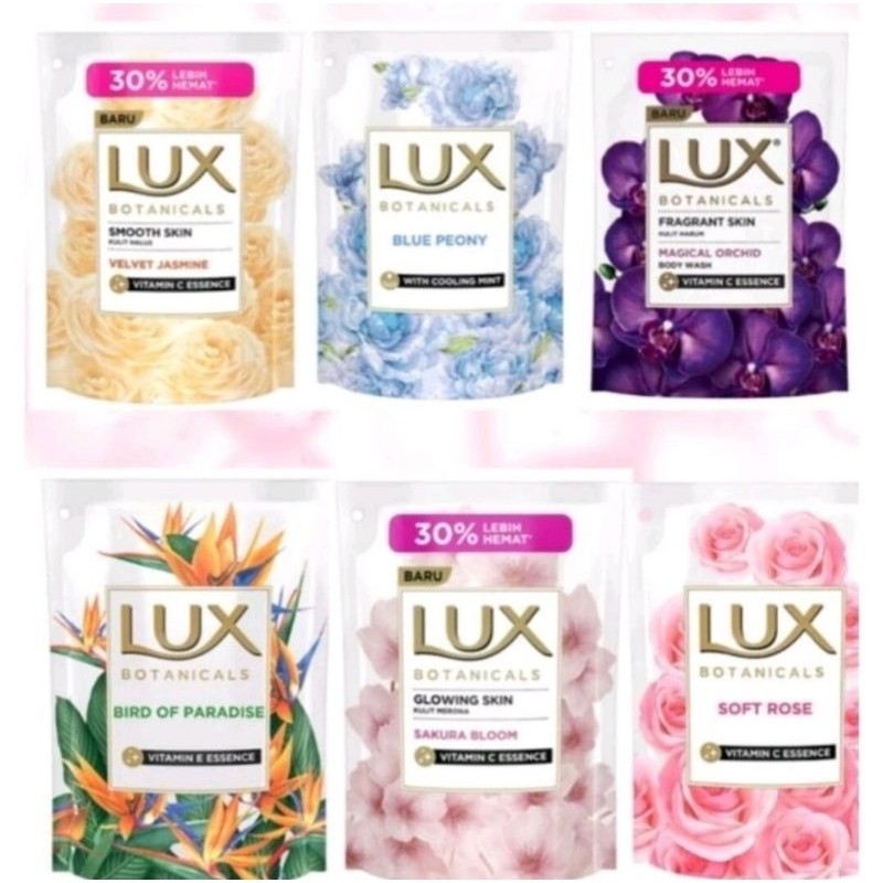 Jual Lux Botanicals Body wash Refill All variance 400 ML | Shopee Indonesia