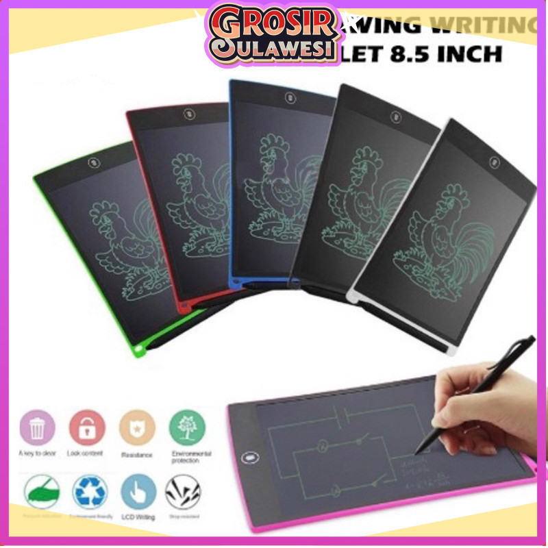 Jual COD MAKASSAR TABLET GAMBAR MENGGAMBAR MENULIS LCD DRAWING WRITING ...