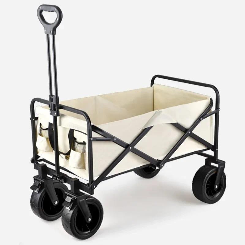 Jual Home Garden Camping Wagon Hand Cart Fishing Handcart Foldable ...