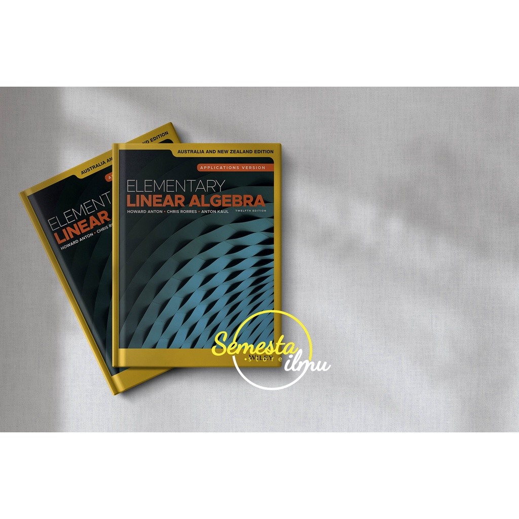 Jual Elementary Linear Algebra Applications Version 12th edition ...