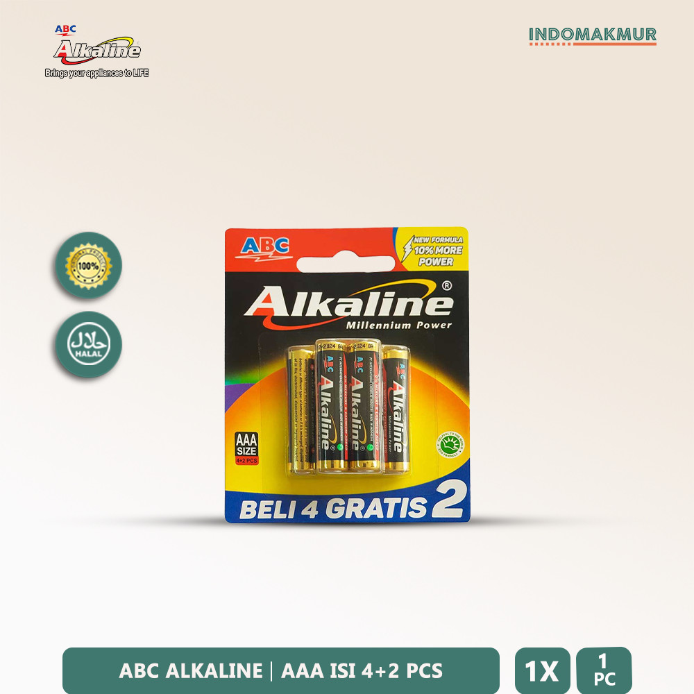 Jual IDM - ABC Alkaline AAA - Baterai | Shopee Indonesia