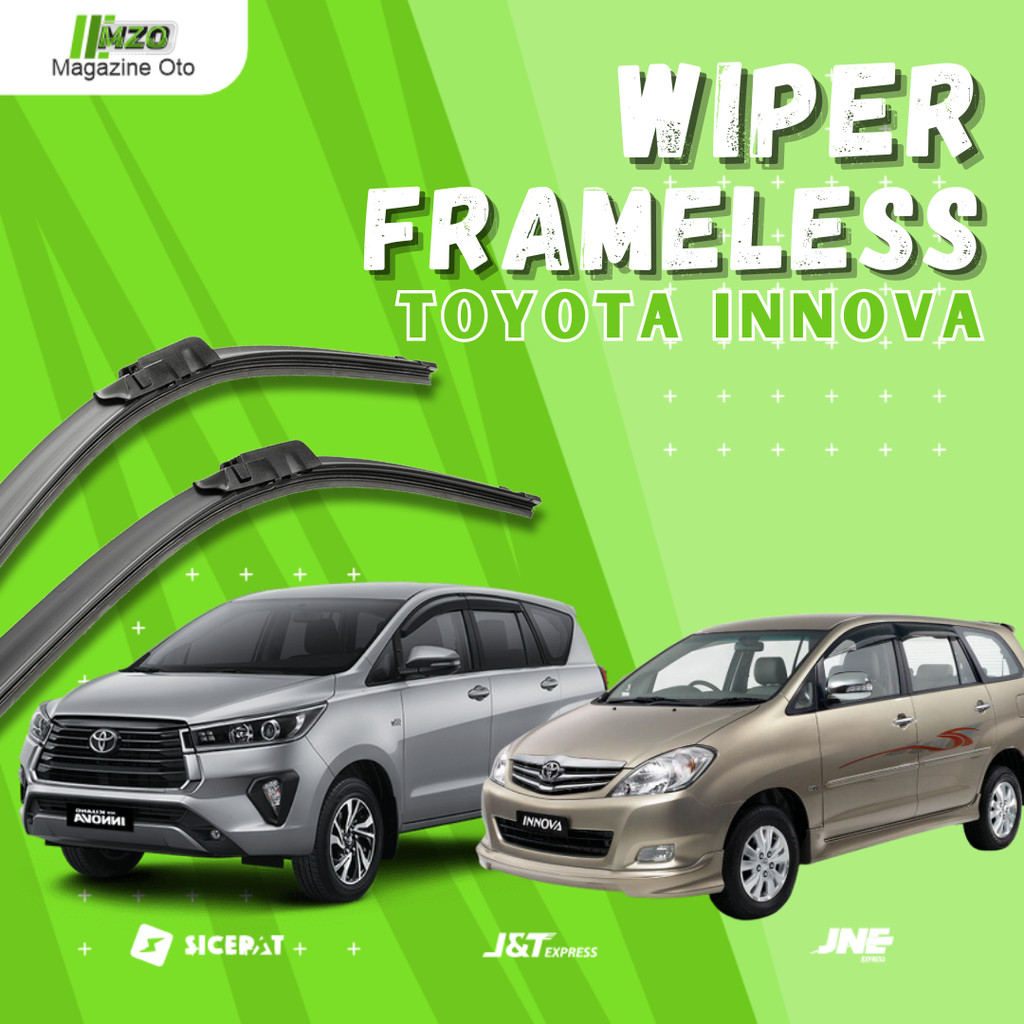 Jual Wiper Mobil Frameless - Toyota Kijang Innova / All New Innova ...