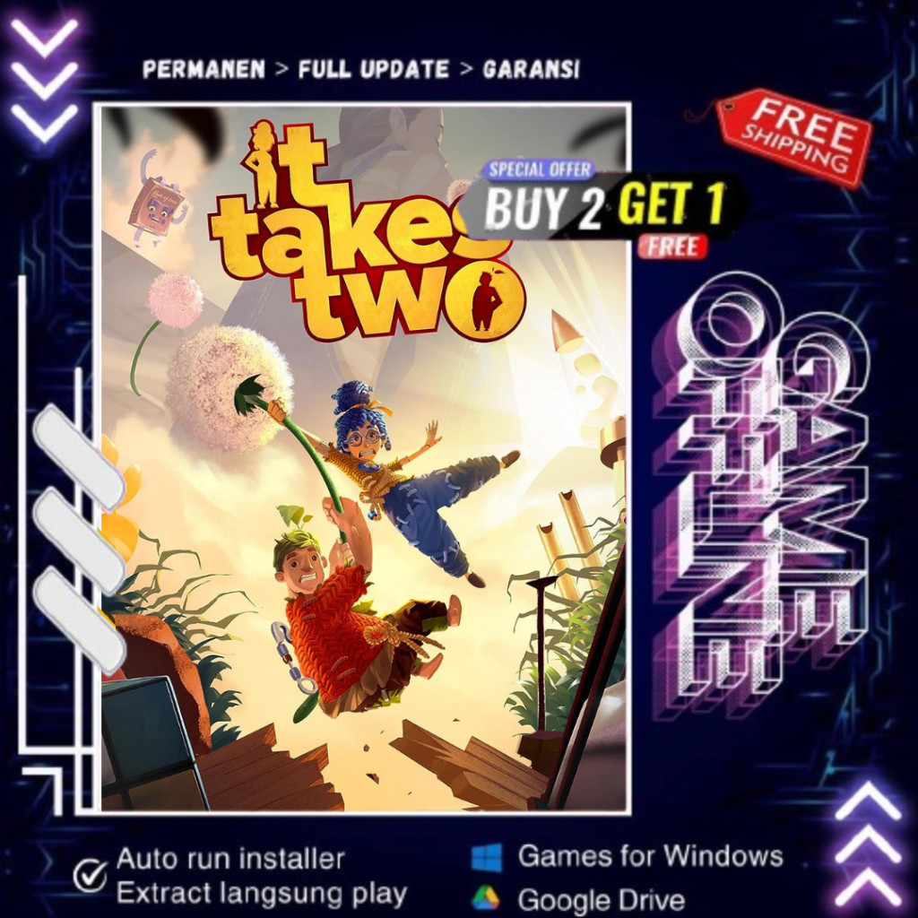 Jual IT TAKES TWO - GAME PC - GAME LAPTOP - PC GAMES | Shopee Indonesia
