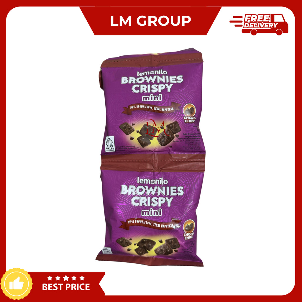 Jual Lemonilo Brownies Crispy Mini 1 Renceng isi 10 pcs 9gr | Shopee ...
