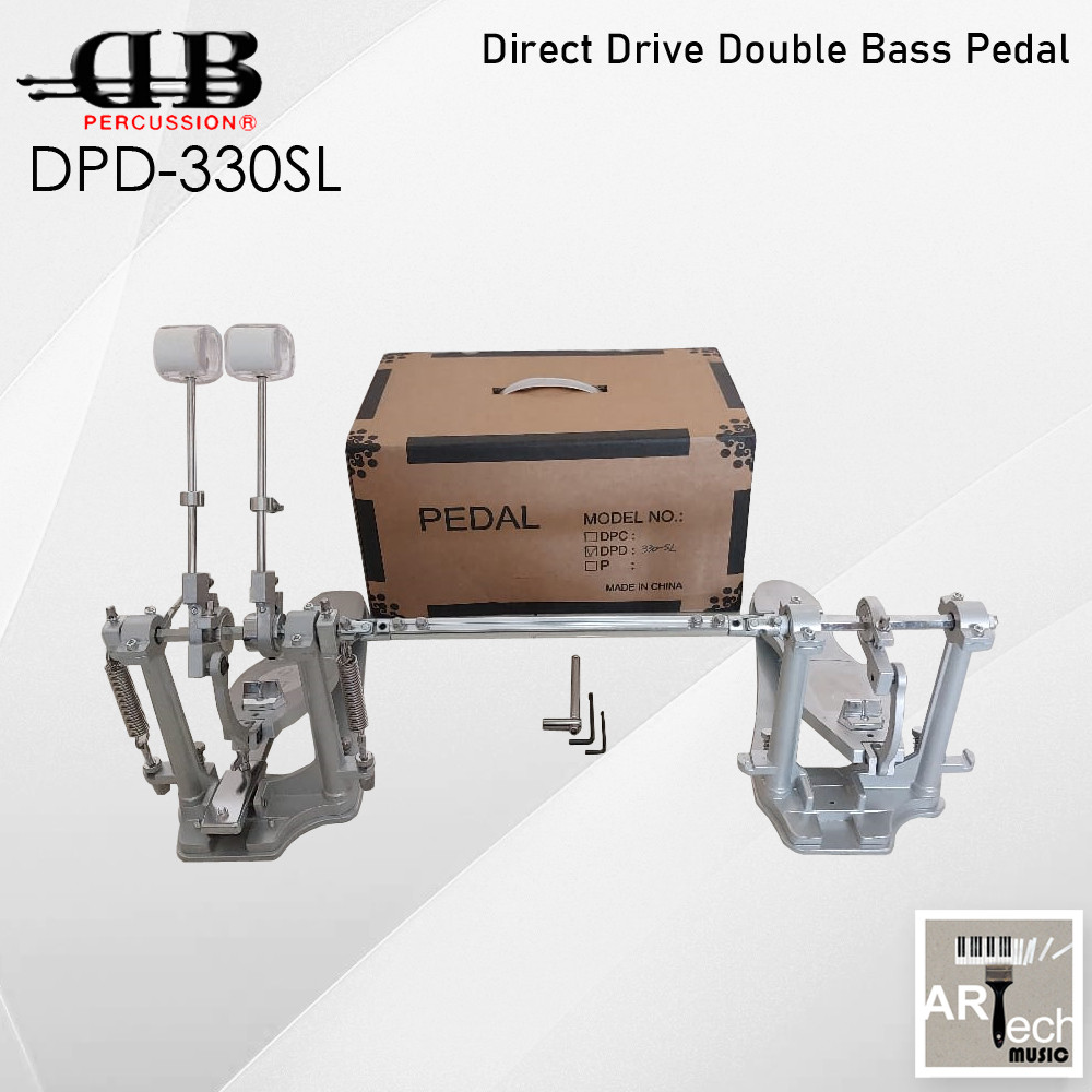 Jual Direct Drive Double Bass Pedal DB Percussion DP330 SL / DPD 330SL ...