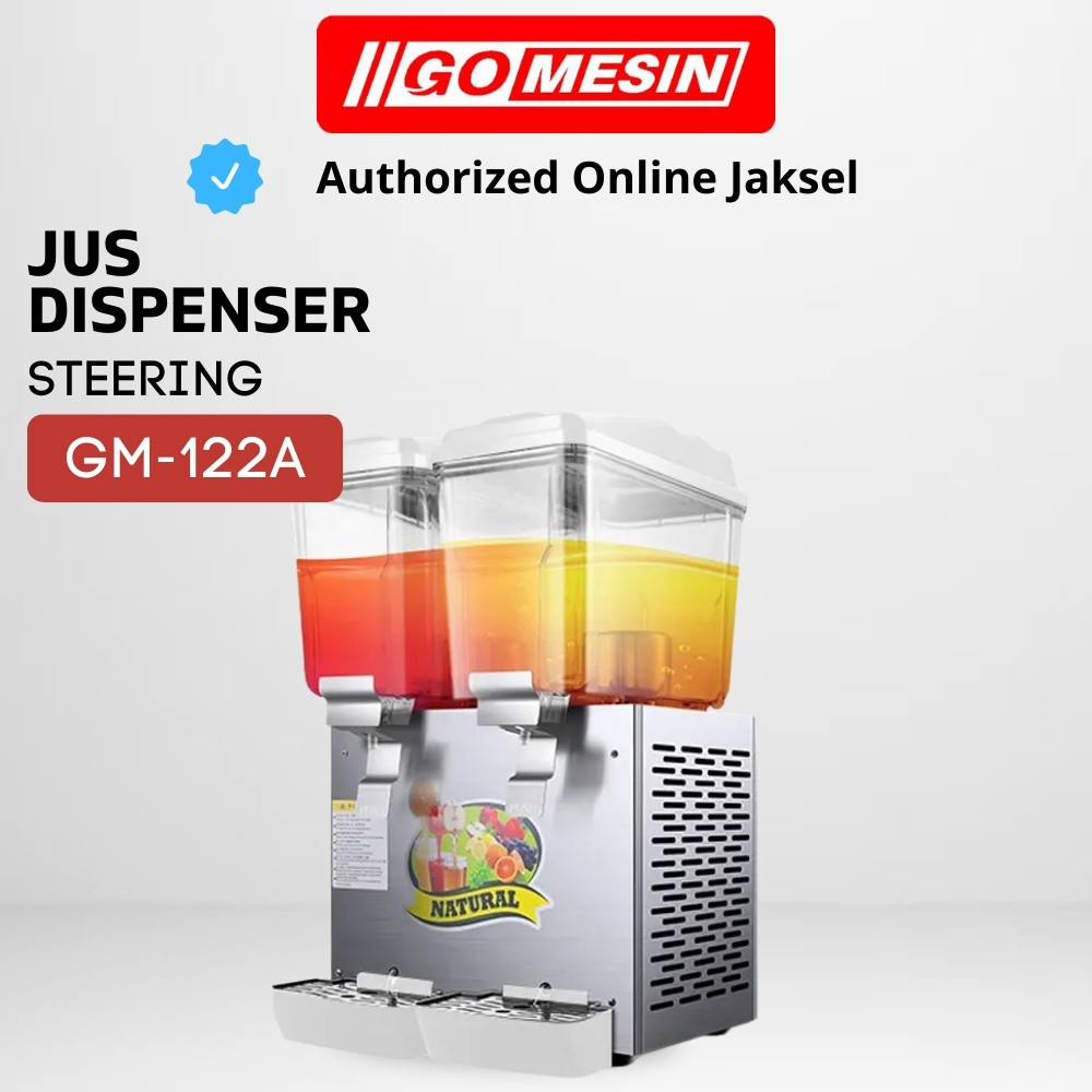 Jual Jus Dispenser Gomesin GM-122A Dispenser Jus 2 Tabung Kapasitas 24 ...