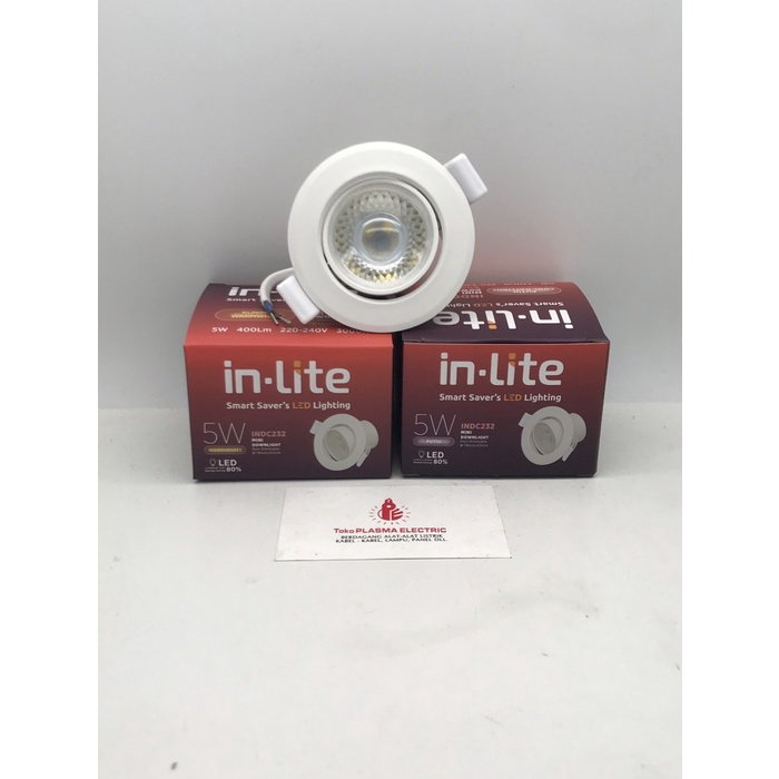 Jual LAMPU SPOTLIGHT INLITE IN-LITE 5W 5 W 5WATT 5 WATT INDC232 - Putih ... Jual LAMPU SPOTLIGHT INLITE IN-LITE 5W 5 W 5WATT 5 WATT INDC232 - Putih ...