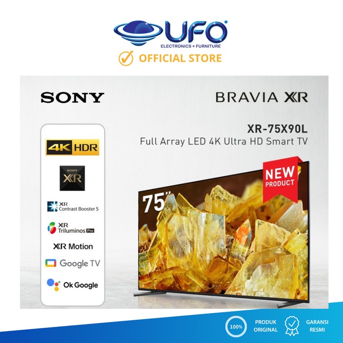 Jual SONY 75 Inch LED 4K HDR Smart Google TV XR75X90L | Shopee Indonesia