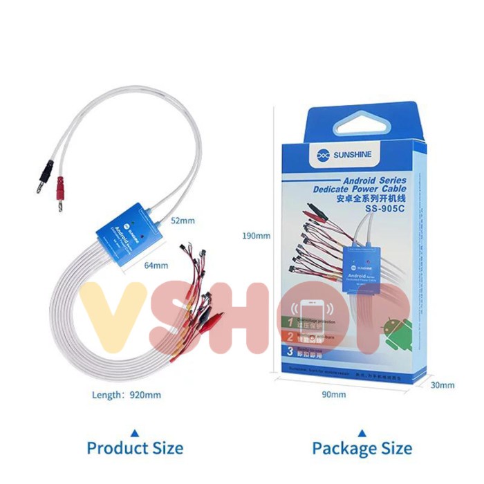 Jual KABEL POWER SUPPLY SUNSHINE SS-905C FOR ANDROID SERIES | Shopee Indonesia