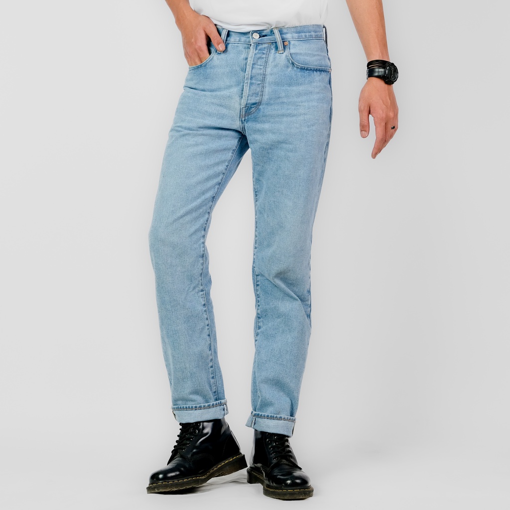 Jual Bespoke Project - Celana Jeans Jackson Straight | Shopee Indonesia