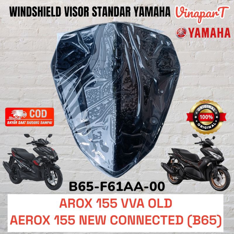 Jual windshield visor yamaha aerox 155 B65 original | Shopee Indonesia