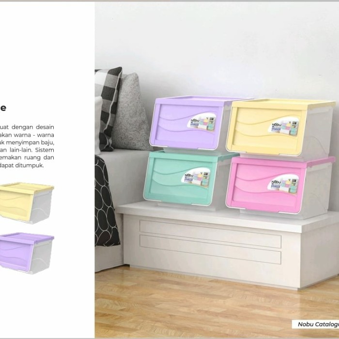 Jual Perlengkapan storage box plastik, kotak plastik penyimpanan ...