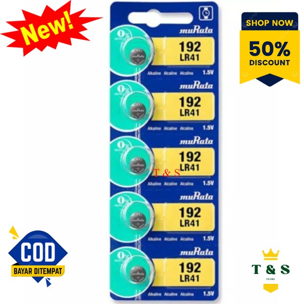 Jual Baterai Murata LR1130 AG10 LR44 AG13 LR41 LR 41 LR 1130 LR 44 AG3 ASLI BATERAI CALCULATOR ...