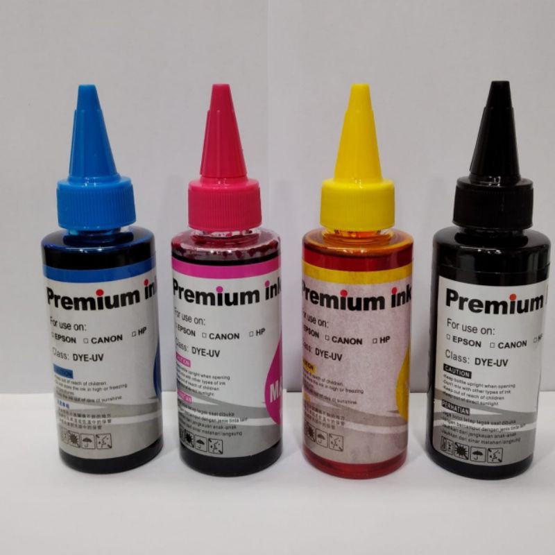 Jual Tinta Premium Universal Ink 100ml for All Printer Premium Ink ...