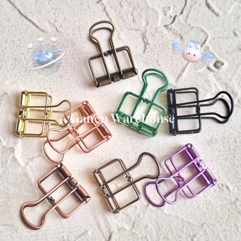 Jual [GW] Paper Clip Mini Warna Warni Penjepit Kertas Besi | Shopee ...