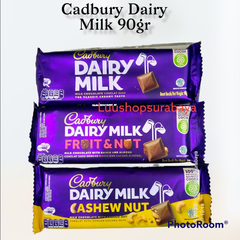 Jual e Cadbury Dairy Milk Chocolate 90gr Coklat Cadburry | Shopee Indonesia
