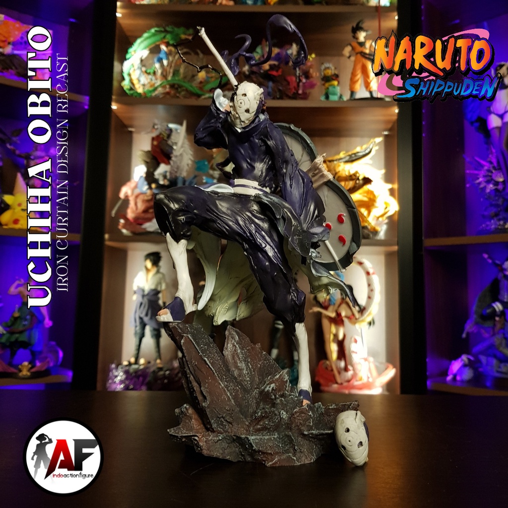 Jual Statue Naruto Uchiha Obito Iron Curtain Studio design recast | Shopee Indonesia