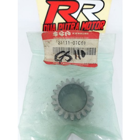 Jual gear ger gir gigi ronsel primary primer kopling original ori suzuki rc100 rc110 rc 110 ...